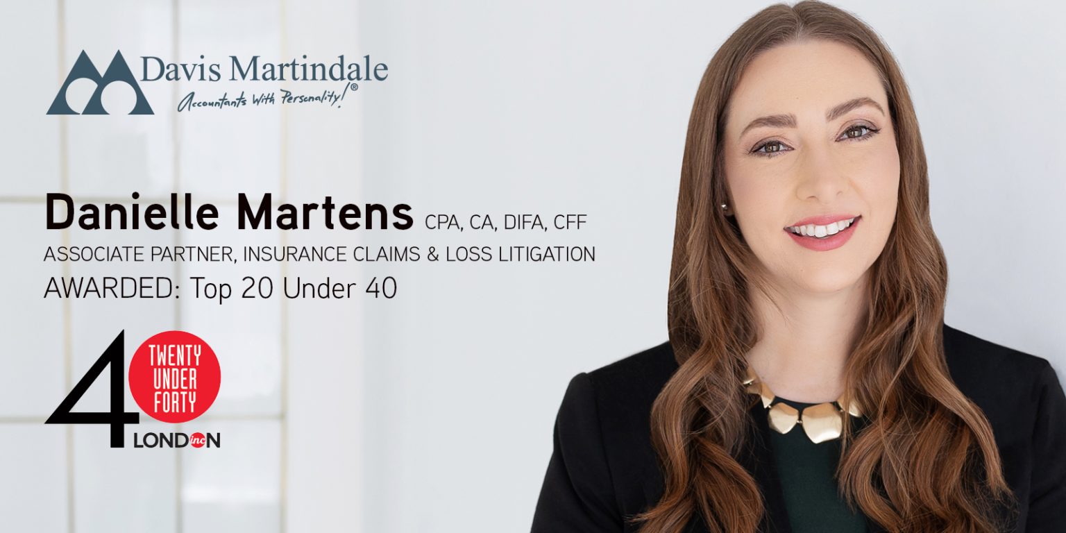 Danielle Martens Awarded Top 20 Under 40